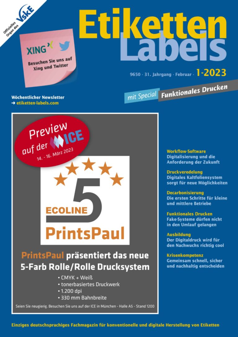 Etiketten-Labels 1/2023 Digital | Etiketten-Labels