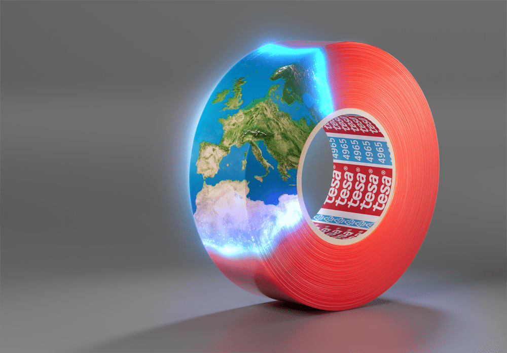 Tesa reduziert CO2-Emissionen mit neuem tesa 4965 | Etiketten-Labels