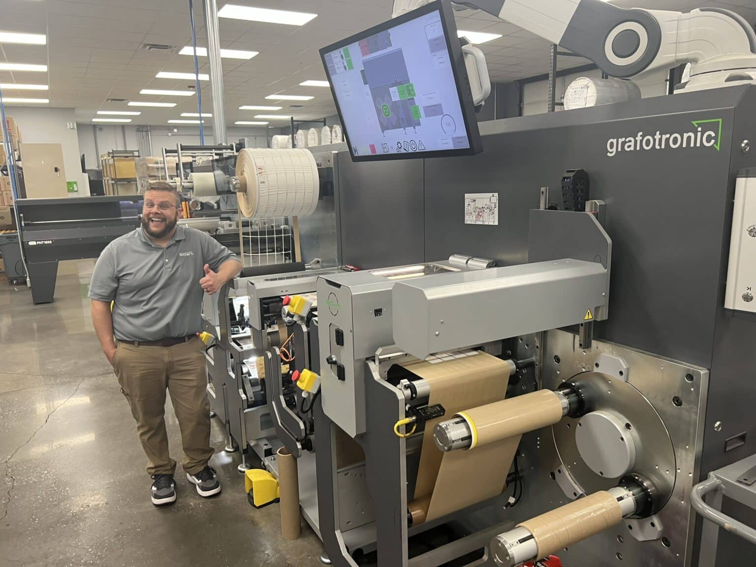 Sttark erweitert mit Grafotronic DCL-System | Etiketten-Labels