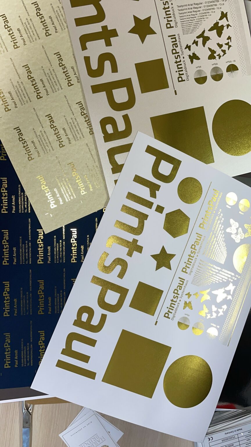Digitaler Folientransfer von PrintsPaul | Etiketten-Labels